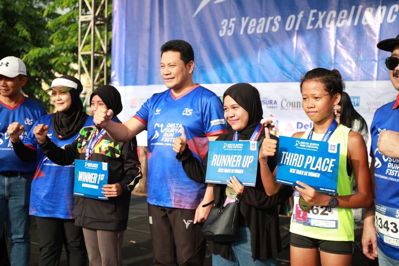 Ribuan Peserta Meriahkan Delta Surya Run Festival 2025 di Gelora Delta ...